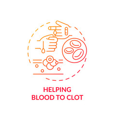 Blood cells thrombus infographics Royalty Free Vector Image