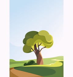 Cartoon tree Royalty Free Vector Image - VectorStock