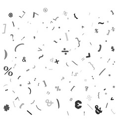 Random letters english alphabet background design Vector Image