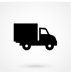 Truck icon delivery van service concept Royalty Free Vector