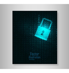 Futuristic glowing low polygonal open book Vector Image