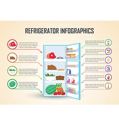 Food infographic elements Royalty Free Vector Image