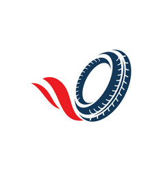 Vehicle tire icon simple style Royalty Free Vector Image