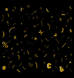 Random letters english alphabet background design Vector Image