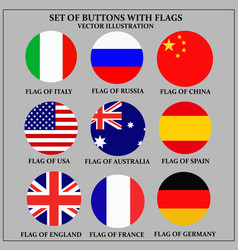 Multinational flags Royalty Free Vector Image - VectorStock