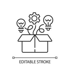 Think outside the box Royalty Free Vector Image