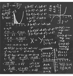 Math formula mathematics calculus on school Vector Image
