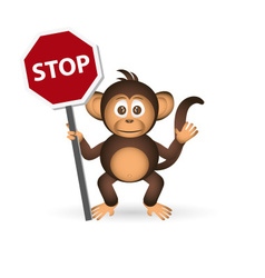 Little girl holding a box of present Royalty Free Vector