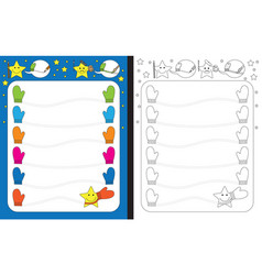 Preschool worksheet Royalty Free Vector Image - VectorStock