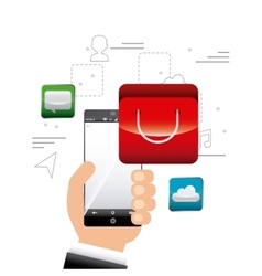 Transport app icons set Royalty Free Vector Image