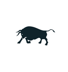 Bull logo Royalty Free Vector Image - VectorStock