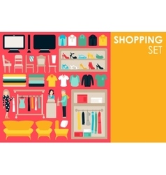 Shopping center Royalty Free Vector Image - VectorStock