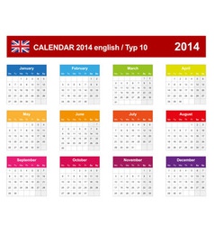 Simple 2024 calendar week starts on monday Vector Image