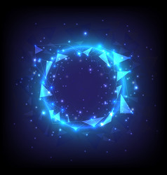 Portal abstract concept background with electric Vector Image