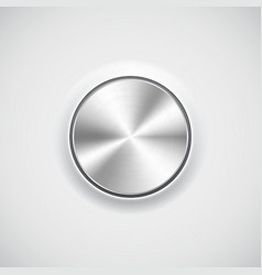 Metal button icon Royalty Free Vector Image - VectorStock