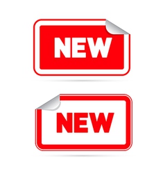 New labels Royalty Free Vector Image - VectorStock