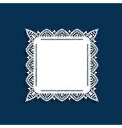 Lace frame Royalty Free Vector Image - VectorStock