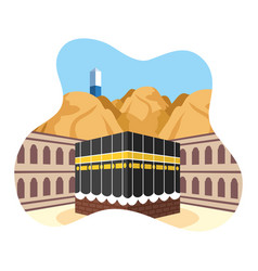 Kaaba tullah Royalty Free Vector Image - VectorStock