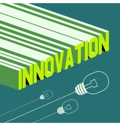 Creative innovation background Royalty Free Vector Image