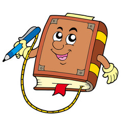 Cartoon exercise book Royalty Free Vector Image