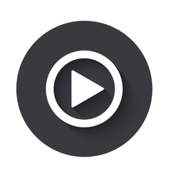 Dark circle icon eps10 Royalty Free Vector Image