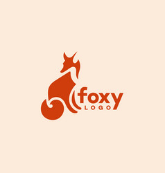 Running fox icon 03 Royalty Free Vector Image - VectorStock