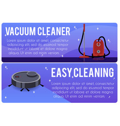 Vacuum cleaner professional and domestic Vector Image