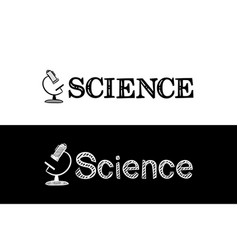 Labels with names and icons school subjects Vector Image