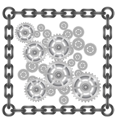 Chain drive Royalty Free Vector Image - VectorStock