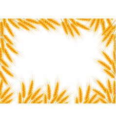 Wheat wreath Royalty Free Vector Image - VectorStock