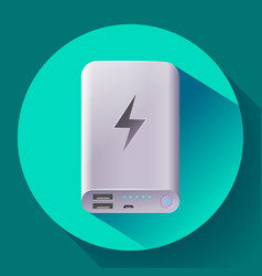 Simple power bank Royalty Free Vector Image - VectorStock