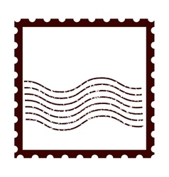 Stamp mail Royalty Free Vector Image - VectorStock