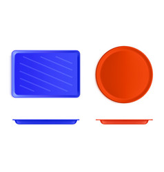 Kitchen utensils top view Royalty Free Vector Image