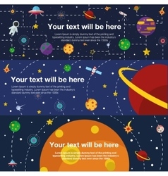 Cartoon space Royalty Free Vector Image - VectorStock