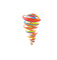 Tornado symbol Royalty Free Vector Image - VectorStock