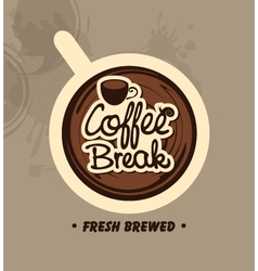 Logo for coffee shop Royalty Free Vector Image
