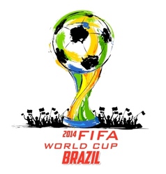 Fifa world cup background Royalty Free Vector Image