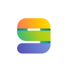 Counting number nine with eggs in carton Vector Image