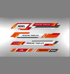 News bar tv Royalty Free Vector Image - VectorStock
