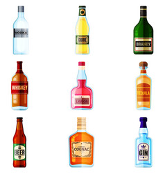 Alcohol borders Royalty Free Vector Image - VectorStock