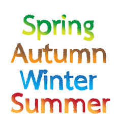 Summer word written with elegant cursive font Vector Image