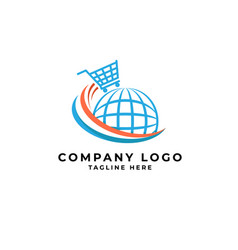 Trilogy global logo designs Royalty Free Vector Image
