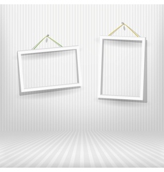 Two collages frames eight and five photo Vector Image