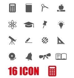 Education icons set Royalty Free Vector Image - VectorStock