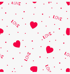 Abstract seamless heart pattern background paper Vector Image