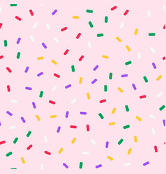 Seamless pattern with many decorative sprinkles Vector Image