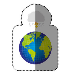 Planet earth Royalty Free Vector Image - VectorStock