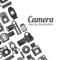 Vintage movie film camera retro Royalty Free Vector Image