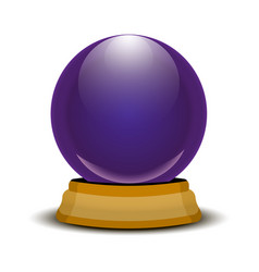 Magic 8 ball eight isolated Royalty Free Vector Image