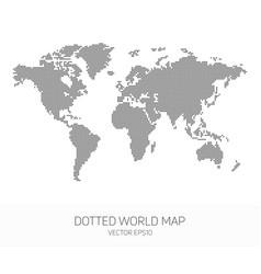 World map grid Royalty Free Vector Image - VectorStock